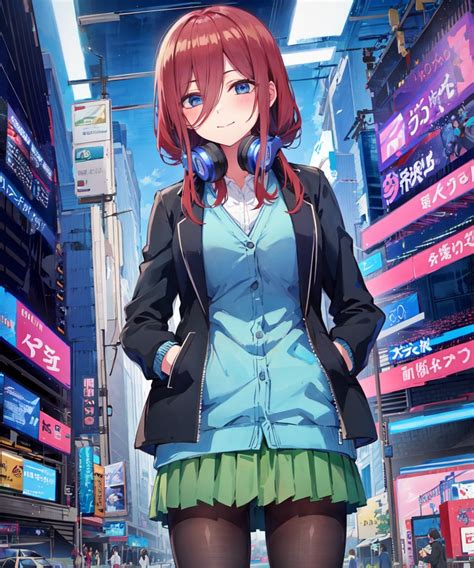 Nakano Miku Go Toubun No Hanayome Generated By Daming Sama AIBooru