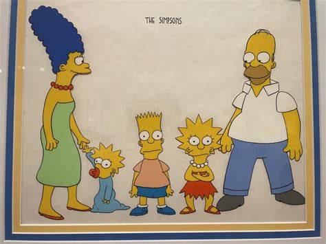 Simpsons Animation Cel Exhibit At The Museum Of The Moving Image 2021