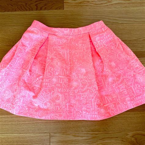 Lilly Pulitzer Harlie Skirt Peachy Pink Gem