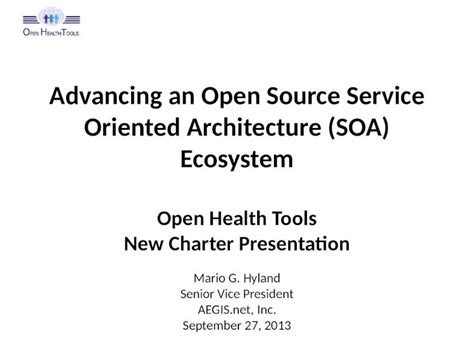 Ppt Advancing An Open Source Service Oriented Architecture Soa