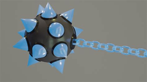3d Sci Fi Spike Ball Weapon Turbosquid 1994380