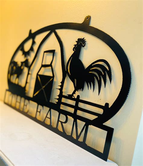 Custom Farm Sign The Farm Sign Personalized Farming Sign Metal