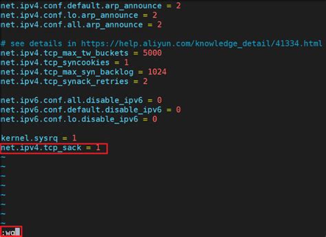 Linux实例开启tcp Sack的方法云服务器 Ecsecs 阿里云帮助中心