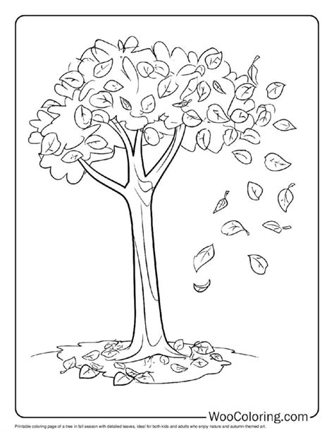 100 Tree Coloring Pages Free Pdf To Print Woo Coloring
