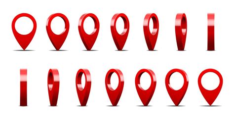 3d Locator Pin Animated Game Or Travel Map Sprite 16143382 Vector Art At Vecteezy