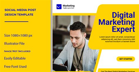 Social Media Posts Template Design 2 TemplateMonster