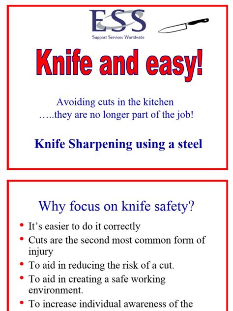 Knife Safety Presentation Pdf