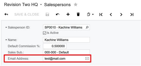 acumatica myob advanced add an email field stack overflow