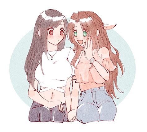 Nitoya 00630a Aerith Gainsborough Tifa Lockhart Final Fantasy Final