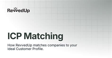 Icp Matching Revvedup Docs