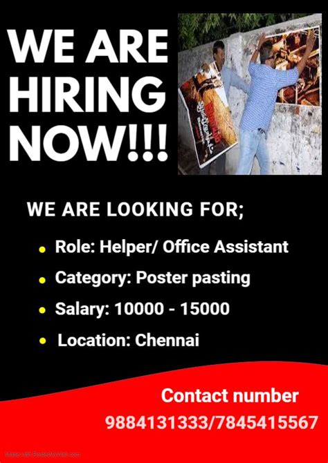 Selva Ganapathi On Linkedin Poster Chennai
