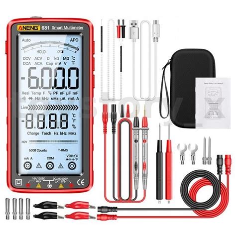 Aneng 681 Rechargable Digital Professional Multimeter Non Contact Voltage Tester Ac Dc Voltage