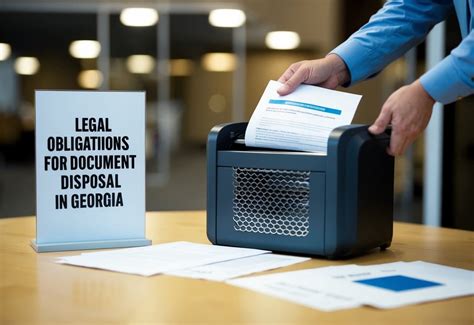 Legal Obligations For Document Disposal In Georgia Key Compliance