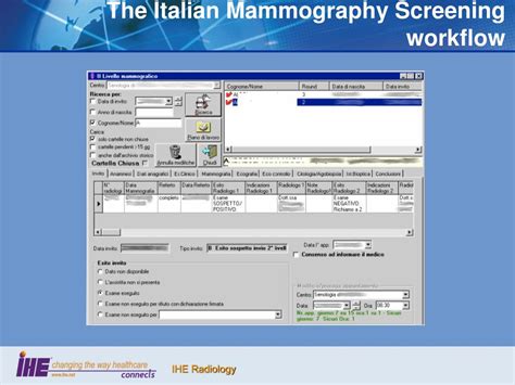 Ppt Cross Enterprise Screening Mammography Workflow Definition