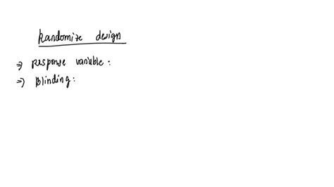 Solved The Previous Two Exercises Illustrate The Use Of Statistically Designed Experiments To