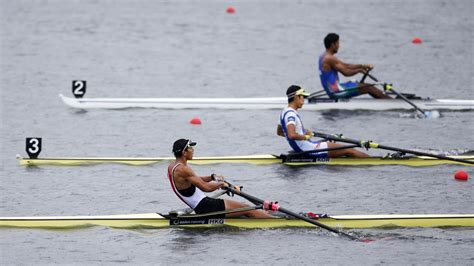 Rowing Balraj Panwar Wins Bronze At Asia And Oceania Olympic