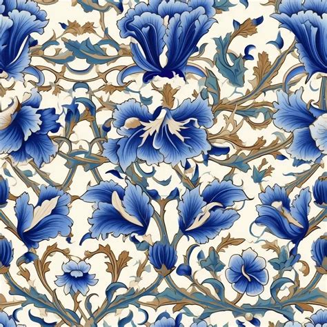 Classy Seamless Floral Patterns Midjourney Prompt Promptbase