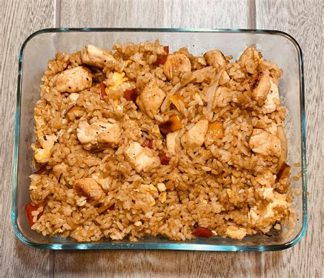 Homemade Chicken Egg Fried Rice Rfood