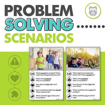 Problem Solving Scenarios For Speech Therapy Real Pictures Visuals