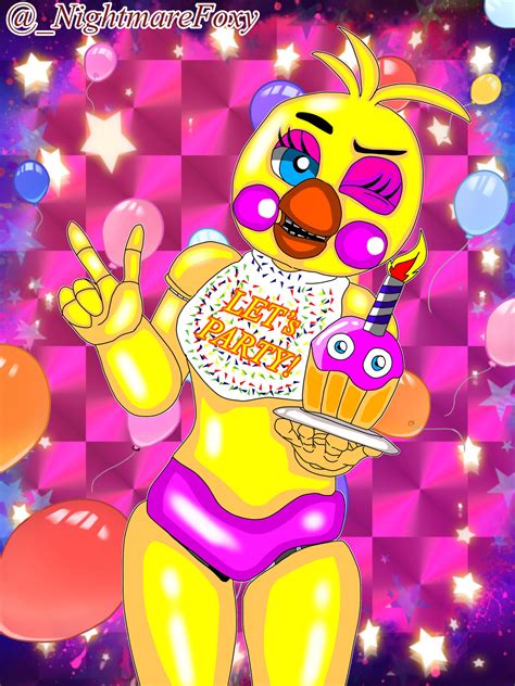 F Naf Toy Chica Fan Art