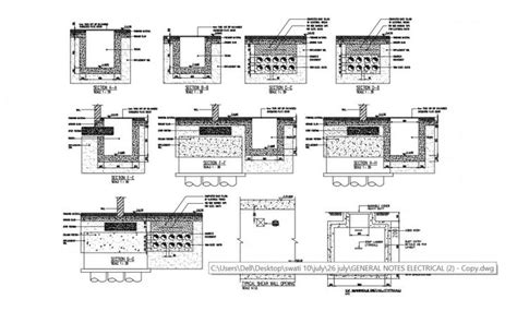 Cad Drawings Details Of Borrow Manhole Pit 2d View Dwg File Cad Drawing Brick Detail