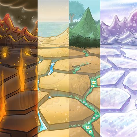 Rpg Elemental Backgrounds By Moose N Stoat