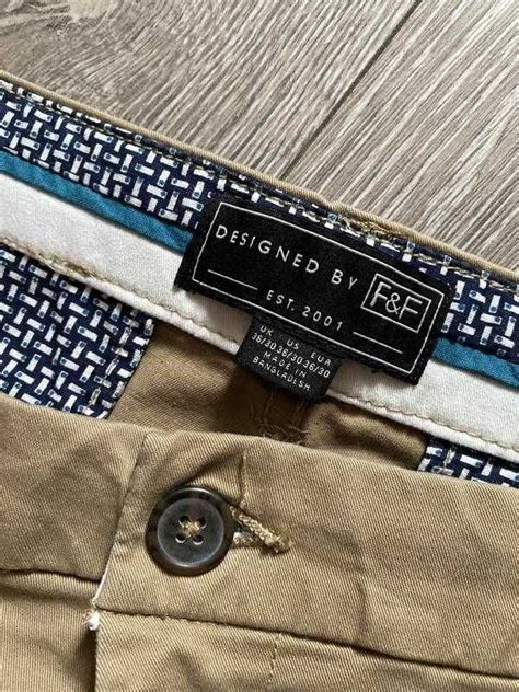 Бежеві котонові чоловічі штани чінос Fandf Size36 30 279 грн Карго Чернігів на Olx