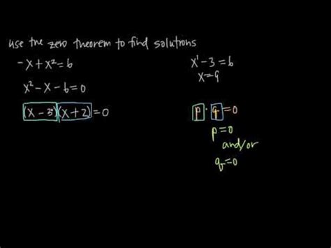 Zero Theorem Instructional Video For 9th 12th Grade Lesson Planet