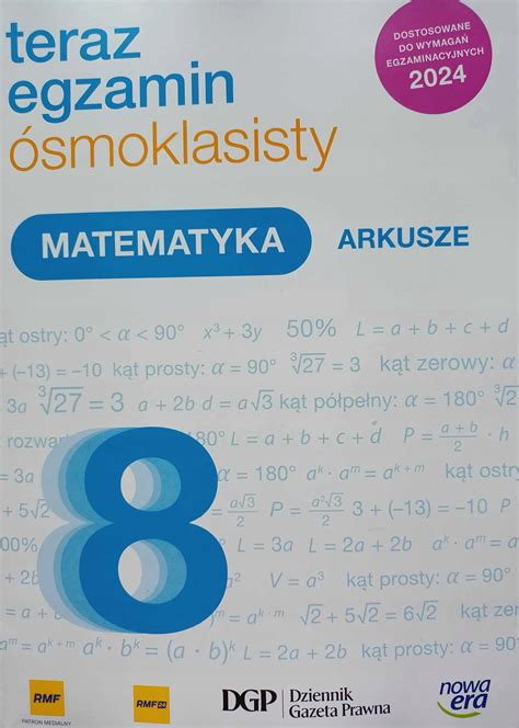 Teraz Egzamin ósmoklasisty 2024 Matematyka Arkusze Odpowiedzi
