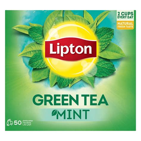 Lipton Mint Green Tea 50 Bags Pinoyhyper