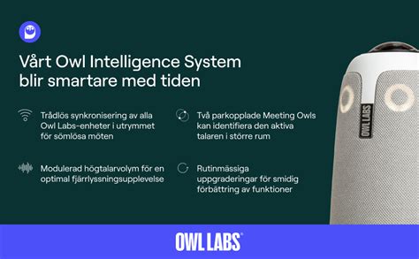 Owl Labs Meeting Owl 3 Konferenskamera För Företag Mtw300 2000