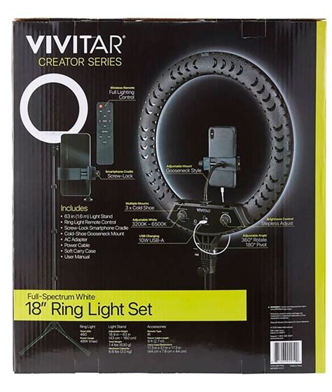 Luminária Ring Light 18 Polegadas C Tripé Controle Remoto E Encaixe Para Smartphone Trocafone