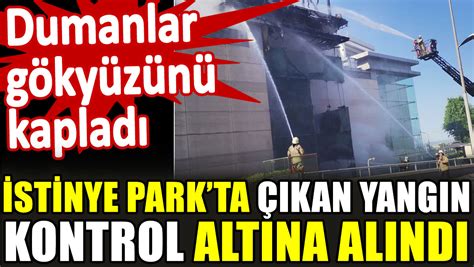 İstinye Parkta çıkan Yangın Kontrol Altına Alındı