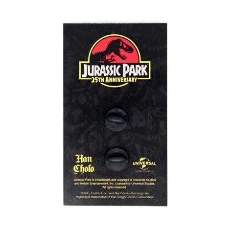 Jurassic Park Gate Enamel Pin Han Cholo