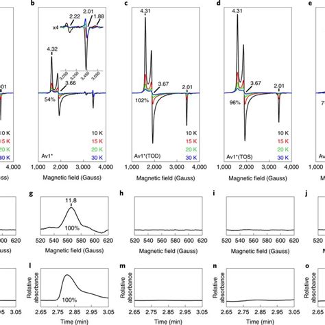 Epr And Gcms Analyses Of Various Av1 Protein Species Aj