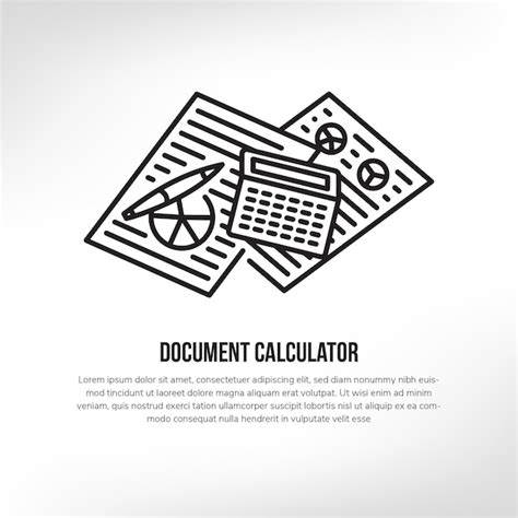 Premium Vector Documant Report Sheet And Calculator Financial Reports