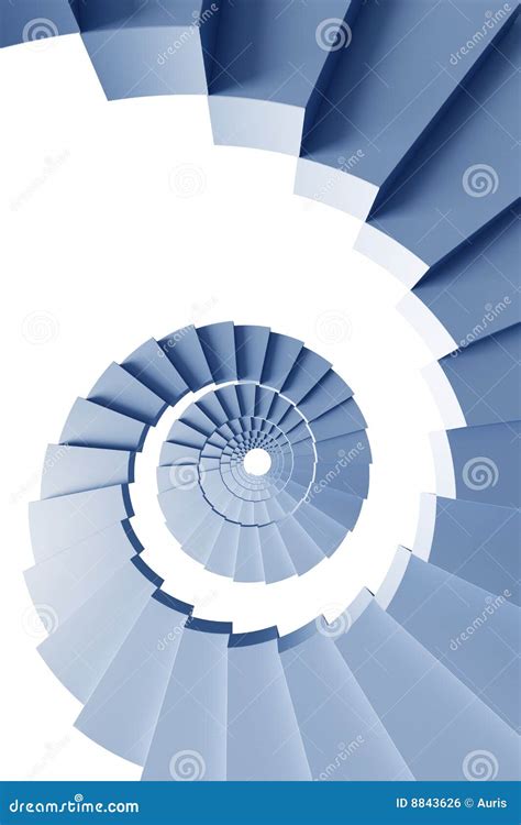 Spiral Staircase In Castle Upward Stairs In Palace Cartoon Vector