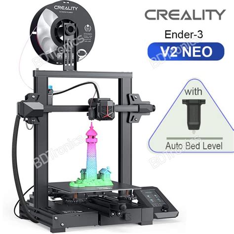 Creality Ender V Neo D Printer Upgraded With Auto Bed Level In