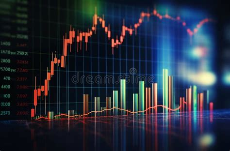Financial Growth And Investment Strategy Visualization Generative Ai Stock Illustration
