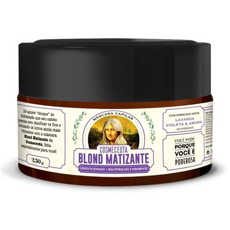 Máscara De Tratamento Capilar Cosmeceuta Blond Matizante 250g Promofarma