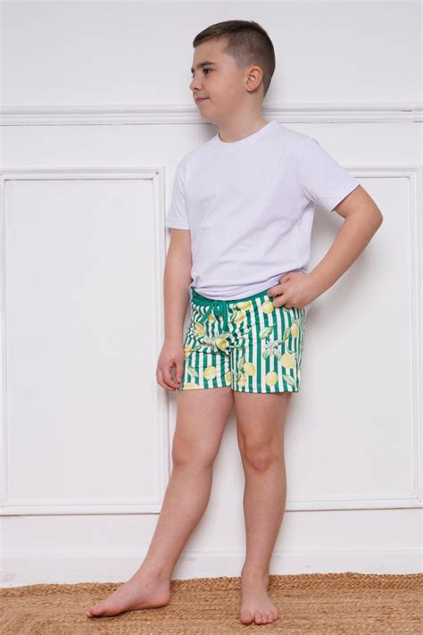Mini Attire Lemon Swim Trunks Missattire Ltd