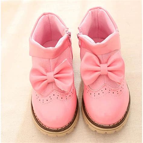 EOZY Bottine Enfant Fille Boots Botte De Neige Rose Rose Cdiscount