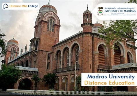 Madras University Distance Education Distance MBA College