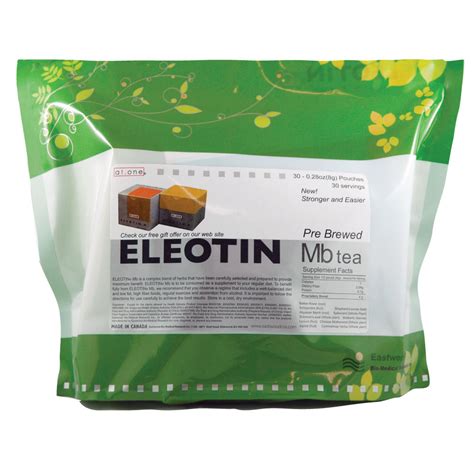 Eleotin Mb Pre Brewed 1 Month Eastwood Bio Medical Research Inc