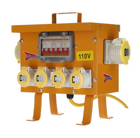 Junction Box 4 Way 32amps 110v 6 5kg Speedy Hire