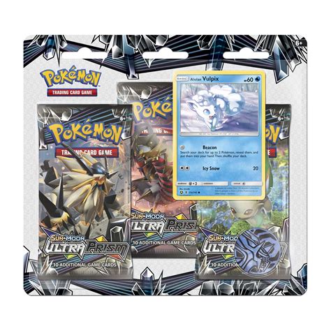 Pokémon Trading Card Game Pokemon Sun And Moon Ultra Prism 3 Pack Booster