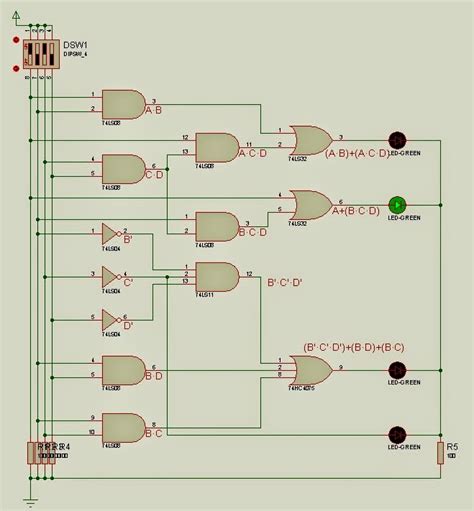 circuit diagram of bcd to excess 3 code converter building c