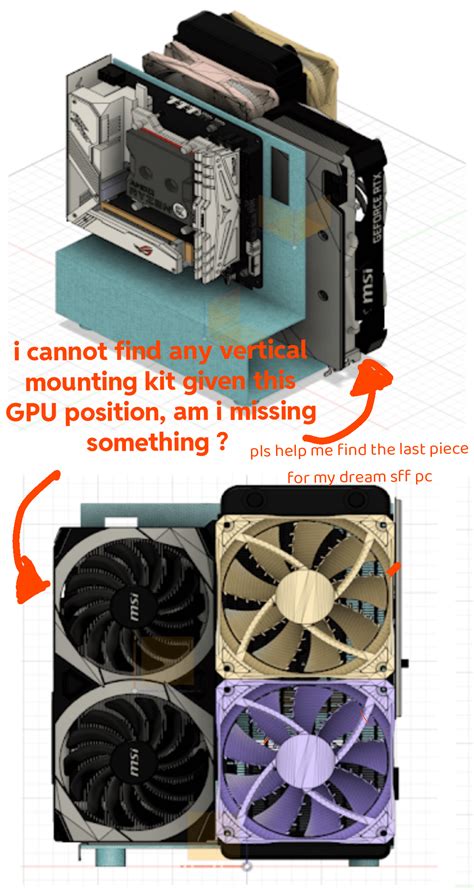 Vertical Vertical Gpu Mounting Kit See Photo Detail R Pcmasterrace
