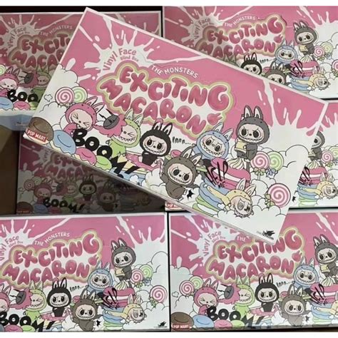 พร้อมส่งlabubu มาการอง Box ยกกล่อง X6 ตัว ลุ้น Secret Pop Mart Labubu