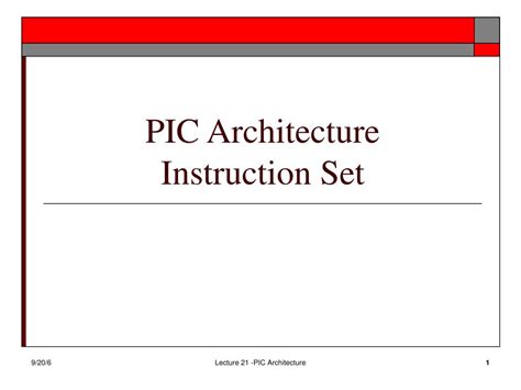 Ppt Pic Architecture Instruction Set Powerpoint Presentation Free